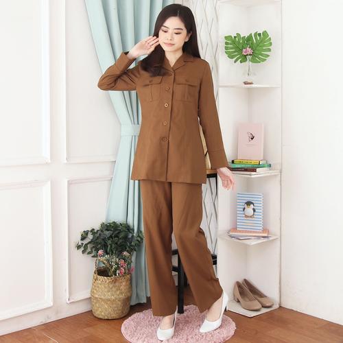 Jual Seragam PNS Wanita Jas Pemda Wanita PDH Guru Set Celana - 7005 ...