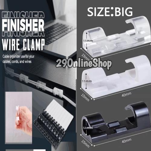 Promo klip 16 besar cable clip perapih tempel penjepit kabel organizer ...