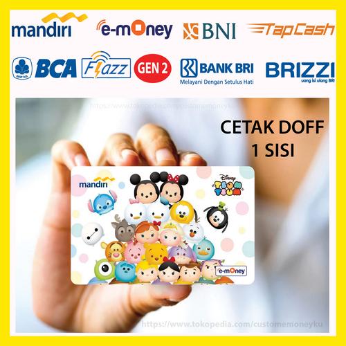 Jual KARTU EMONEY MANDIRI BCA GEN 2 BNI BRI ANIME TSUM TSUM FOTO ...