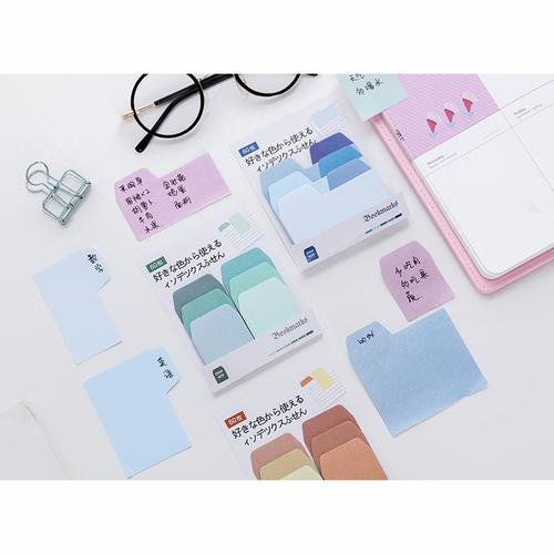 Jual 6 Color Index Sticky Notes Sticky Note Bookmark Pastel Color ...
