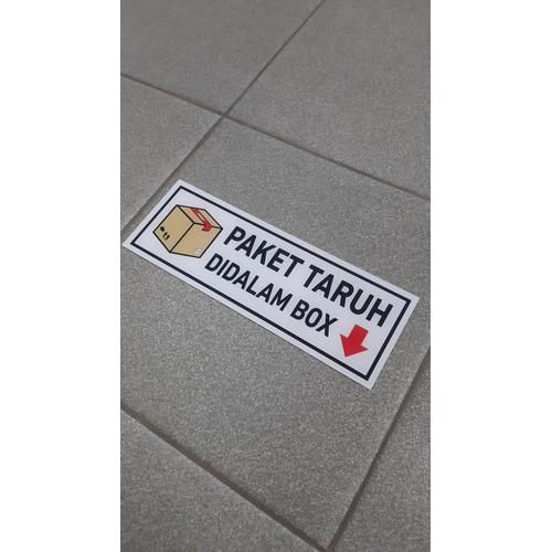 Jual Signage Door Sign PAKET TARUH DIDALAM BOX Uk. 12cm x 35cm ...