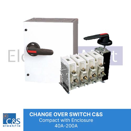 Jual Change Over Switch/COS/Ohm Saklar with Enclosure C&S 160A +Box ...