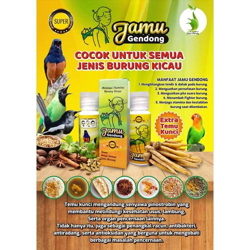 Jual JAMU GENDONG JAMU ATAU VITAMIN SEMUA BURUNG TERBUKTI NYATA ...