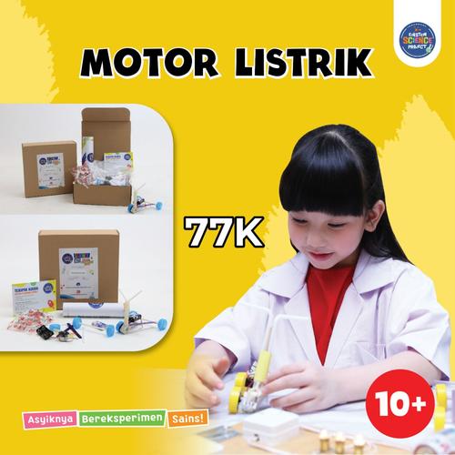 Jual Mainan Edukasi / Alat Eksperimen / Percobaan Sains Motor Listrik ...