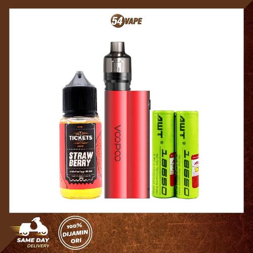Promo Voopoo Musket Kit 120w Dual 18650 Mod Kit Set Battery and Liquid ...
