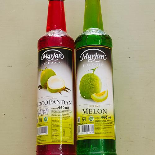 Jual Marjan 460ML rasa melon/cocopandan WAJIB TAMBAH BUBBLE ...