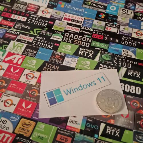 Jual Stiker laptop komputer windows 11 white 1,8x7,2cm - Kota Bekasi ...