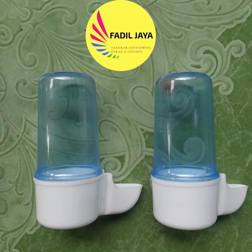 Jual TABUNG DISPENSER BURUNG KENARI ITALY LOKAL CEPUK WADAH PAKAN MINUM ...