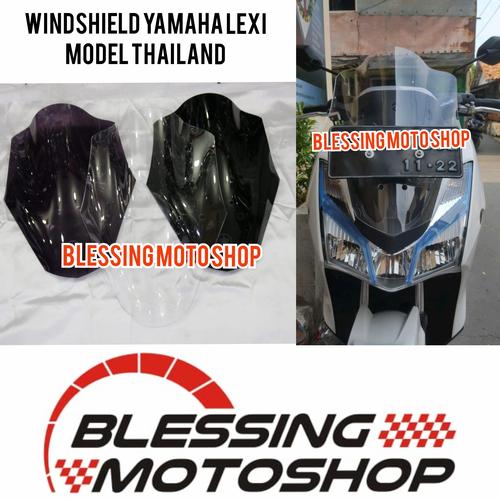 Jual windshield lexi visor yamaha lexi windshield Lexi model thailand ...