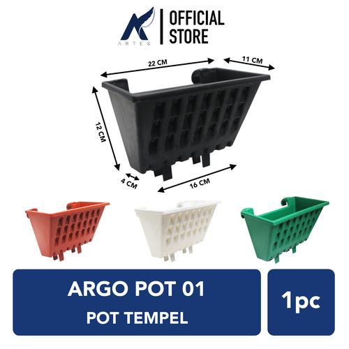 Jual ARGO POT 01-1 Tanaman Gantung-Tempel Dinding Hitam-Putih-Cokelat ...