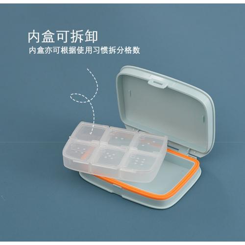 Jual USAR MEDICINE BOX TEMPAT KOTAK OBAT PIL VITAMIN 6 SEKAT KEDAP ...