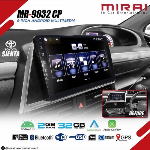 Jual Headunit Android 9 Inch Toyota Sienta Mirai 9032 CP By Asuka - Jakarta Pusat - KDV Audio ...