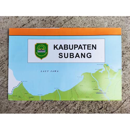 Jual Peta Kabupaten Subang Lipat - Jakarta Barat - Niki Toko Buku ...