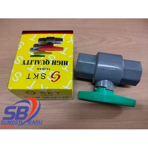Jual Balvalep BallValep Ball Valve PVCBV 1" SKT Polos Stop Kran Plastik ...