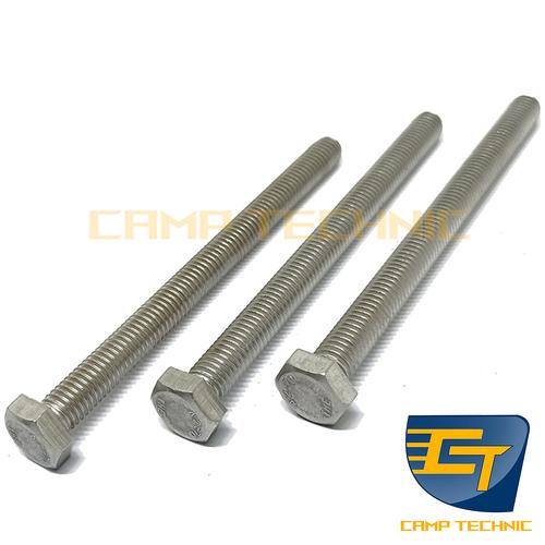 Jual BAUT HEX STAINLESS 304 M20 FULL DRAT DIM 20 MM PITCH 2.5 MM KUNCI ...