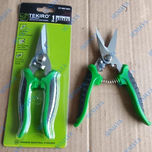 Jual Tekiro gunting multifungsi serbaguna 7" gunting seng plat holo ...