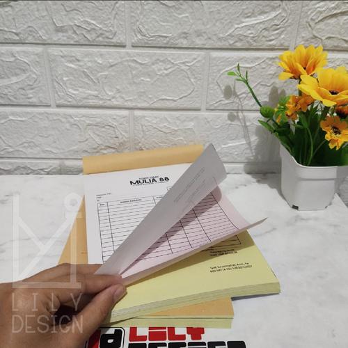 Jual Cetak Nota Custom 1 PLY 1 SET - Merah, 1/3 A4 - Kota Samarinda ...