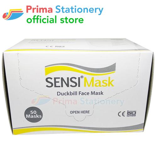 Jual Sensimask Duckbill Face Mask /50 Masker Debu Sensi Duck Bill Medis ...
