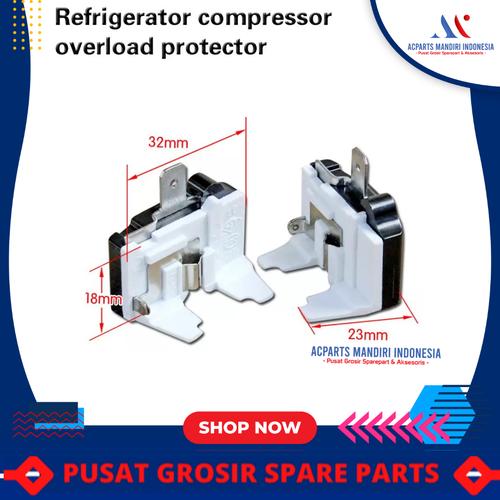 Jual overload kulkas klixon 1/12,1/10,1/8,1/6,1/5,1/4,1/3,1/2 - 11/0 ...