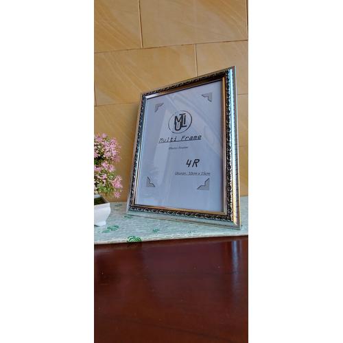 Jual Bingkai / Frame Foto Ukuran 4R (Warna Silver / Gold) - Silver ...