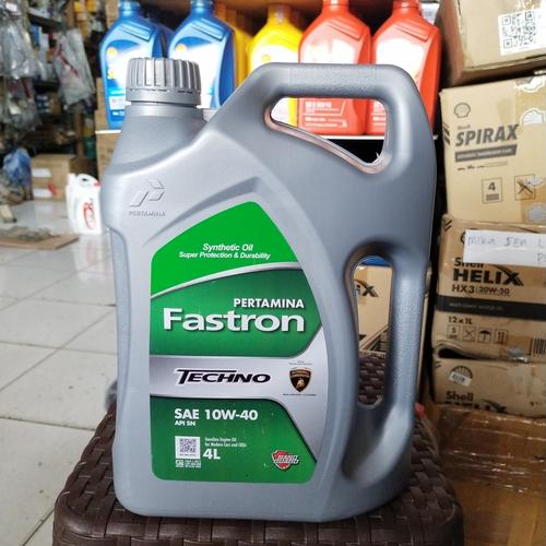Jual OLI FASTRON TECNO BENSIN SAE 10W-40 ASLI 100% PERTAMINA GALON ...