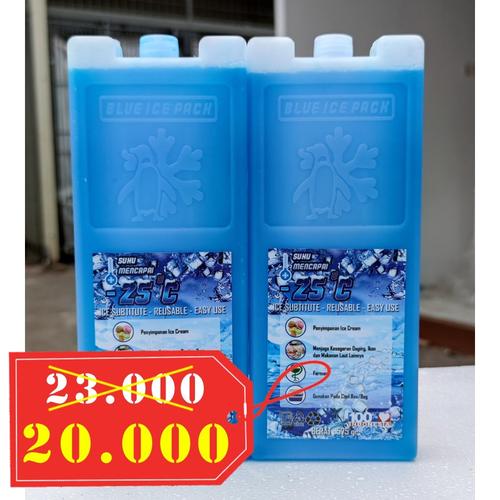 Jual GROSIR Ice Pack Bata New Blue Icepack Kotak Pengganti Dry Ice ...