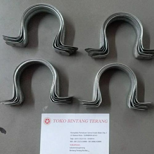 Jual Klem Pipa / Klem Plat Besi Tebal / Klem Omega / Klem Besi 1 1/2 ...