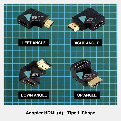 Jual Adapter Hdmi L Shape (Right/Left/Up/Down) - UP ANGLE - Kab. Bogor ...