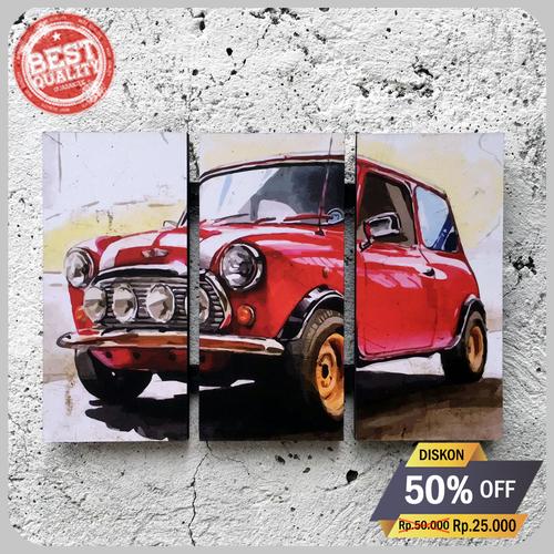 Jual Poster Mobil Vintage - Hiasan dinding kayu - Otomotif - 091932KRN ...