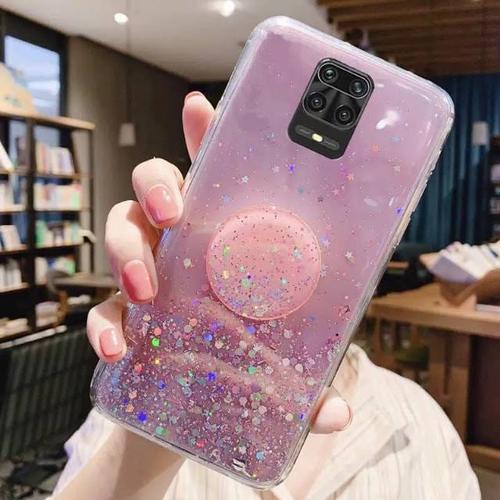 Jual 0299 LDacc Xiaomi Redmi Note 9 softcase pop socket jelly casing HP ...
