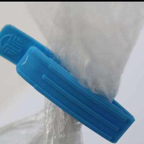 Jual klip plastik roti tawar (isi 10 pcs) penjepit plastik snack ...