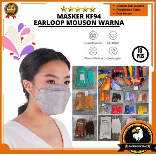 Jual Masker KF94 Earloop Edisi Warna Kualitas Premium Import RP - KF94 ...