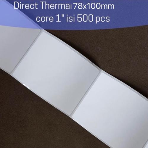 Jual KERTAS STICKER LABEL PRINTER BARCODE 78 X 100 78x100 DIRECT ...