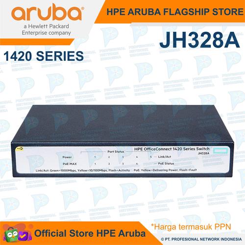 Promo HPE ARUBA JH328A HPE 1420 5G PoE+ (32W) Switch Cicil 0% 3x ...