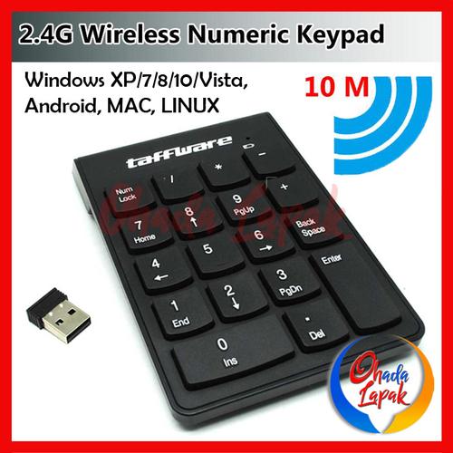 Promo Numeric Keypad Wireless Keyboard USB Numeric Numpad Bluetooth ...