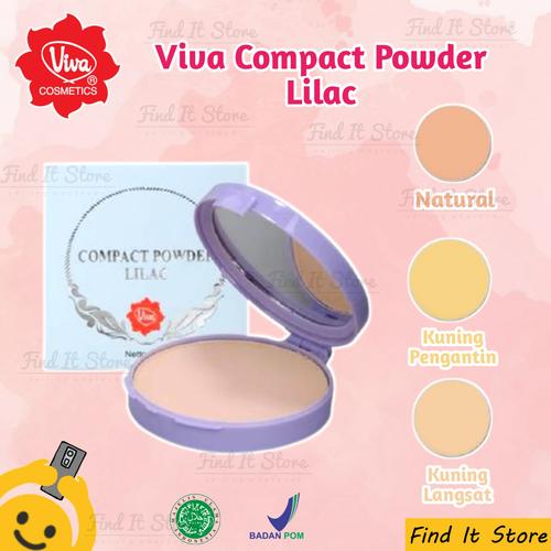 Jual Viva Compact Powder Lilac | Bedak Padat 19gr | BPOM | Halal ...