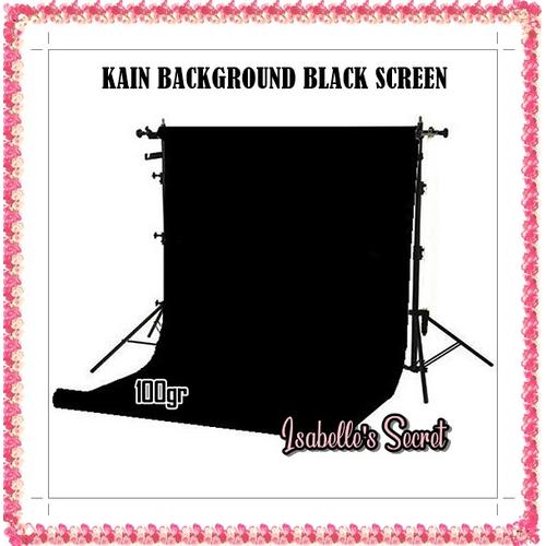 Jual Kain Background Hitam Black Screen / Kain Dekorasi Studio Hitam ...