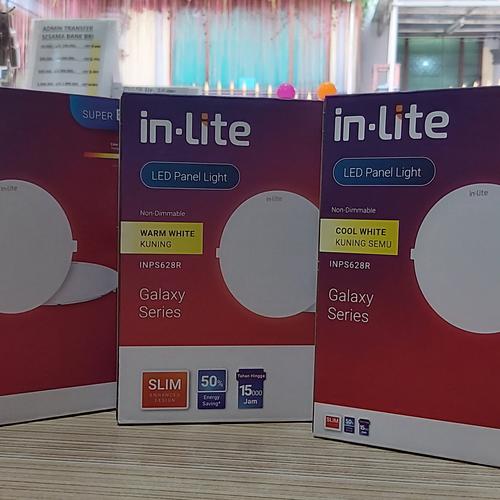 Jual Lampu LED panel light 18watt 18w IN LITE INPS626R - Kuning ...