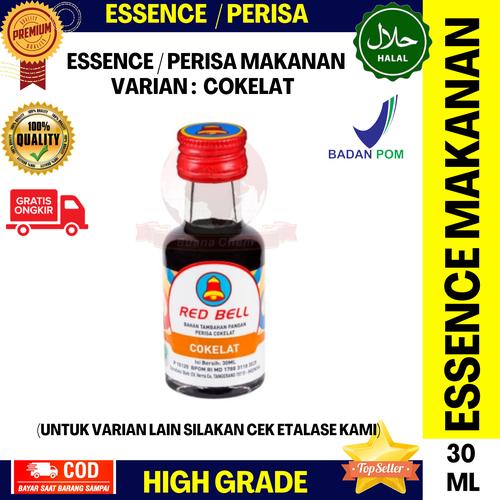 Jual Perisa Makanan Coklat Red Bell 30ML HALAL/ Chocolate Essence Red ...