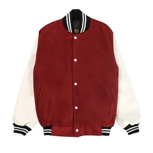 Jual JAKET PRIA - ETERNALWORKS BASIC VARSITY JACKET - MAROON - Kab ...