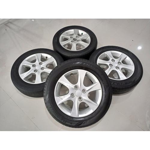 Jual velg mobil bekas copotan sirion r14 pcd 4x100 ban dunlop 175/65 - Kota Tangerang Selatan ...