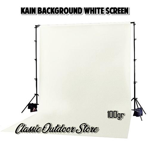 Jual Kain Background Putih White Screen / Kain Dinding Studio Putih ...
