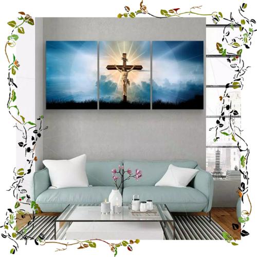 Jual Hiasan dinding Kristen Katolik Salib Tuhan Yesus 01 Poster rohani ...