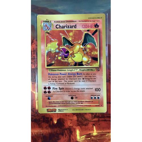 Jual 1 Buah Charizard JUMBO card, official pokemon product (ori) kartu ...