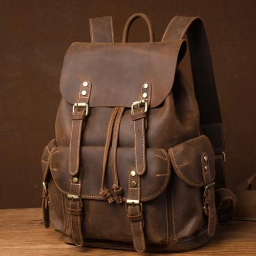 Jual tas ransel kulit pria backpack punggung - tas kulit asli ch sapi ...