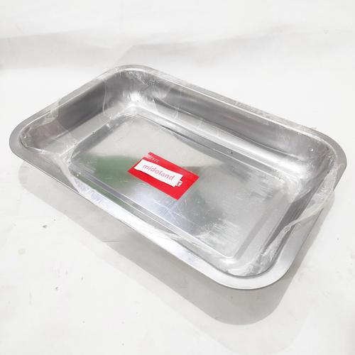 Jual Nampan wadah baki tray trey steinless stainless steel medium besar ...