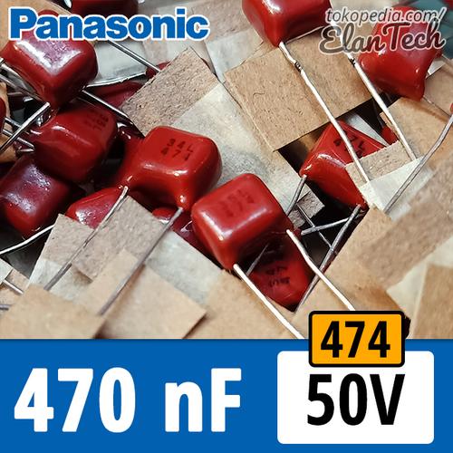 Jual 470nF / 474 50V Milar ECQ Capacitor 470n 470 nF Kapasitor ElanTech ...