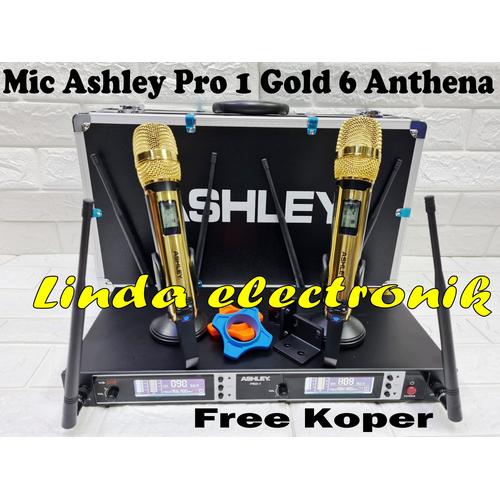 Jual mic wireless ashley pro 1 KUNING ashley pro1 ORYGINAL HANDLE ...