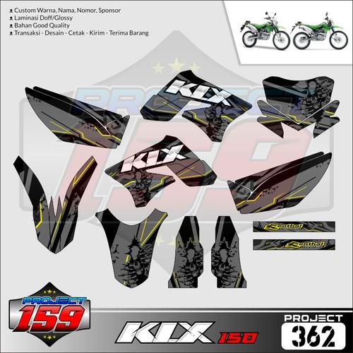 Jual Decal Motor KLX 150 L - Project 362 Motocross Livery - Kab ...