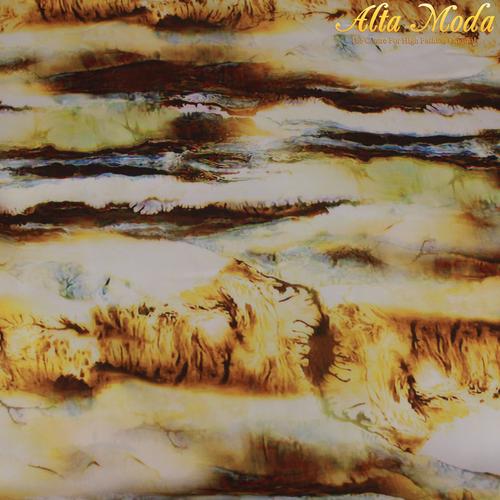 Jual Viscose Satin Kuning Coklat Tua Motif Marble Wall (Alta Moda)* - 1 ...